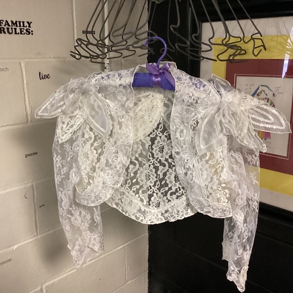 cleo | Jackets & Coats | Cleo Designed Petite Childs Pagant Lace Bolero ...